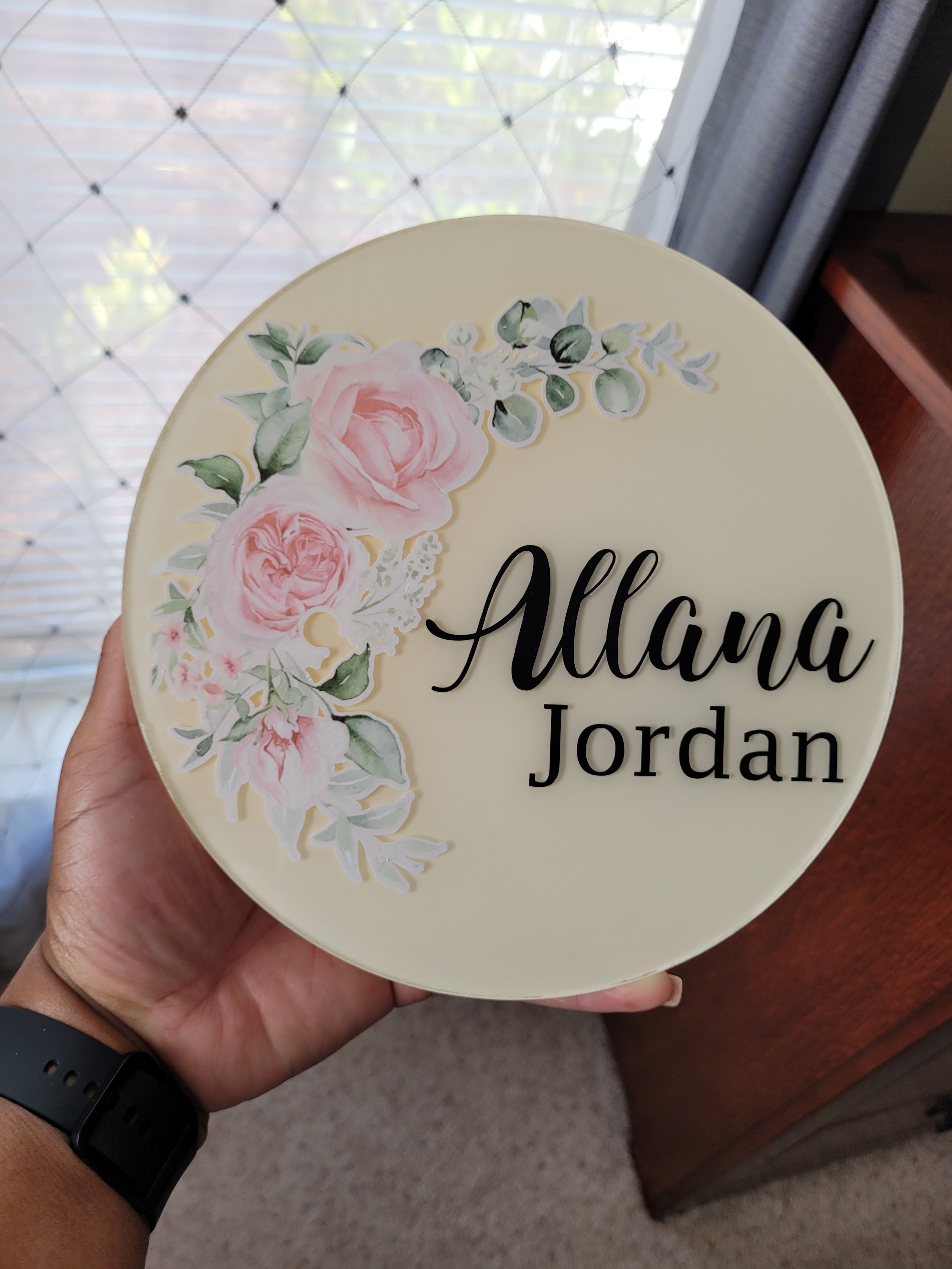 PERSONALIZED BABY NAME ACRYLIC SIGN | Wynsical Creations